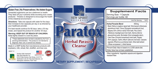Paratox – New Spirit Naturals