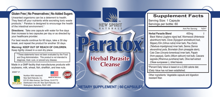 Paratox – New Spirit Naturals