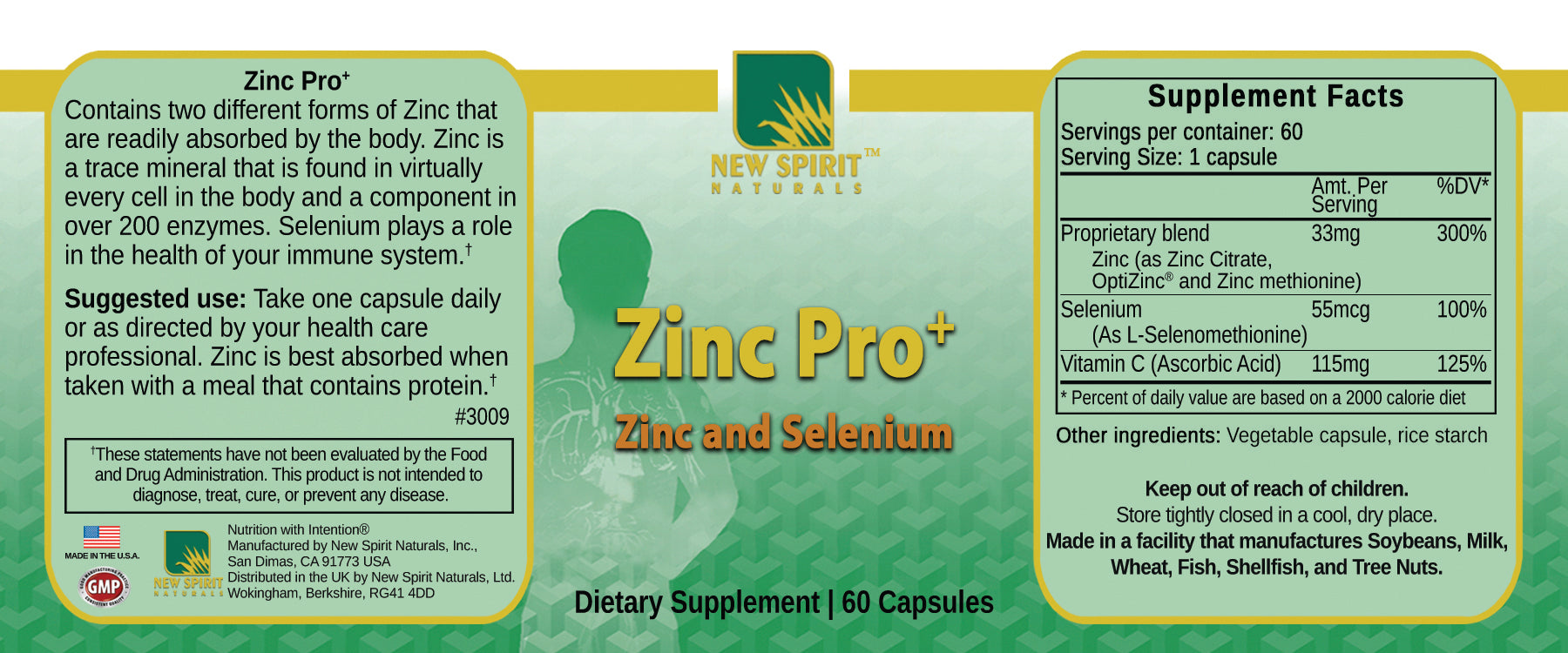 Zinc Pro + – New Spirit Naturals